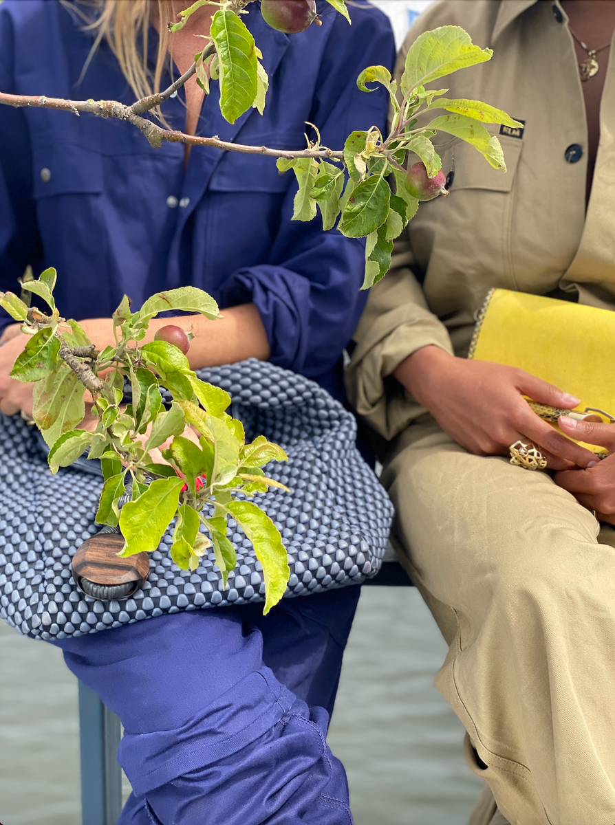 Tissa Fontaneda blue leather bag. – kath-a-porter